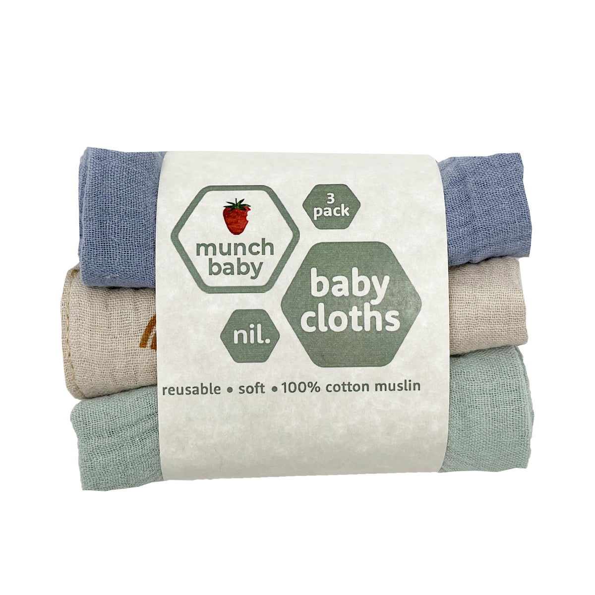 baby face cloths |munchcupboard